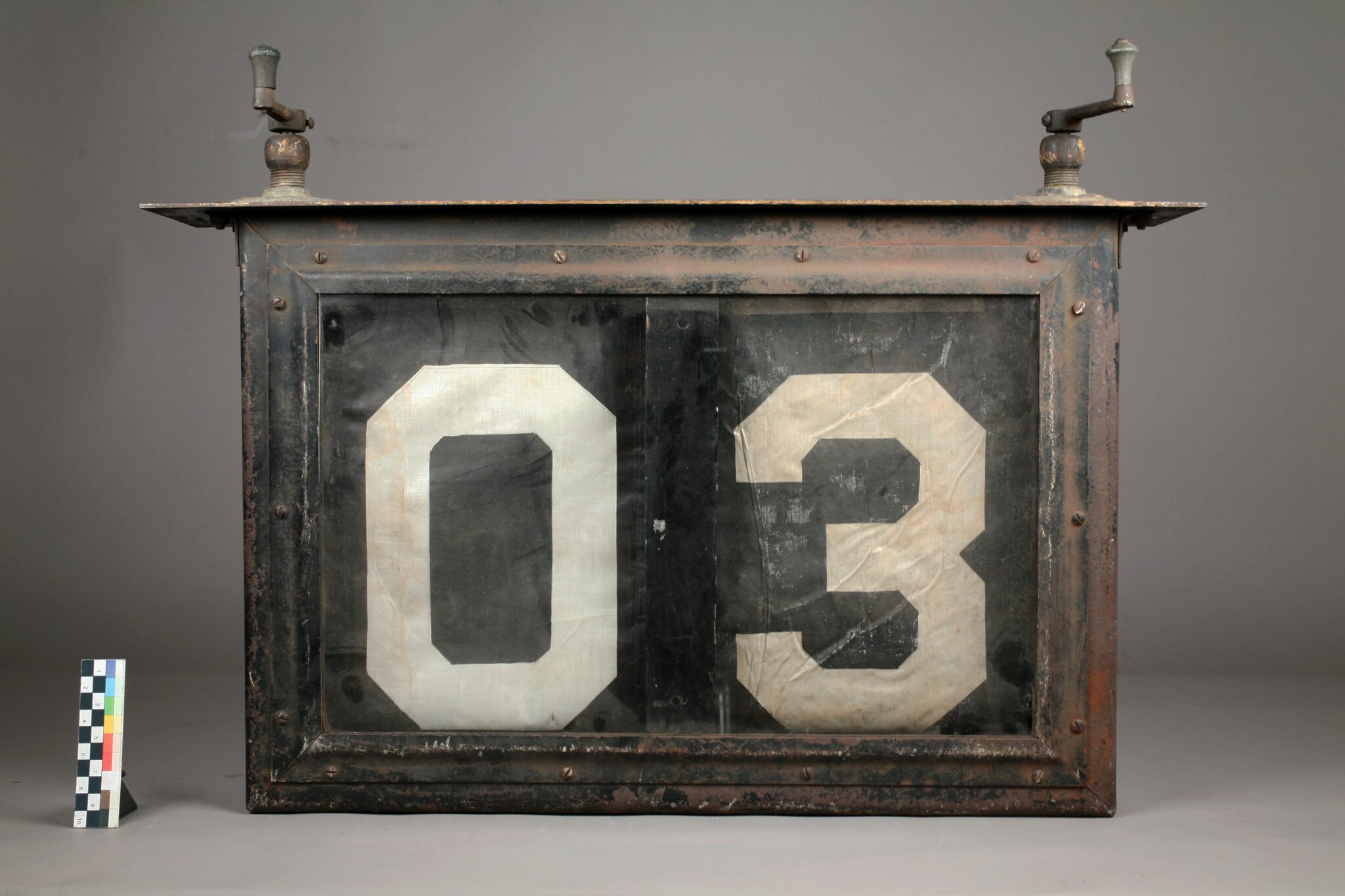 Going My Way? Conservation of a Streetcar Sign - Manitoba Museum